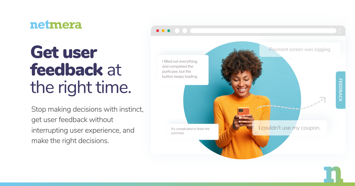 Feedback Button - Netmera - Omnichannel marketing solution